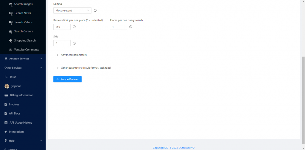 How to Export Google Reviews? - Outscraper