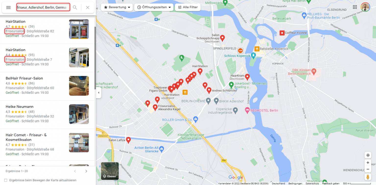 Google Maps Data Scraper Filters | Outscraper