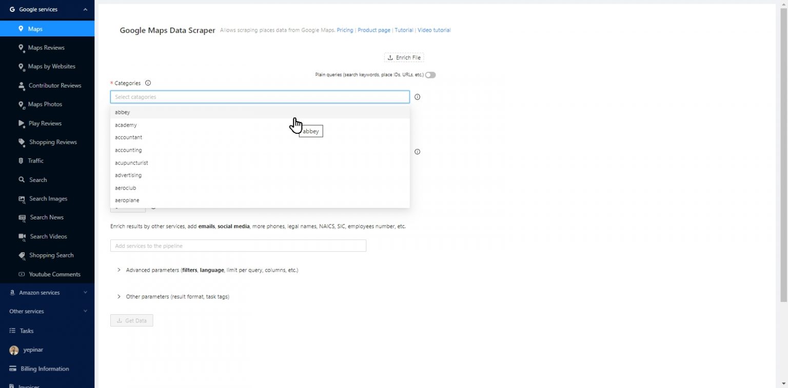 No-Code Google Maps Data Scraper | Outscraper | Free to Try