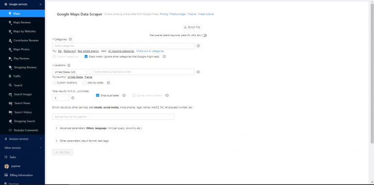 No-Code Google Maps Data Scraper | Outscraper | Free to Try