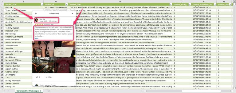 How to Export Google Maps Reviews to Excel? | Outscraper