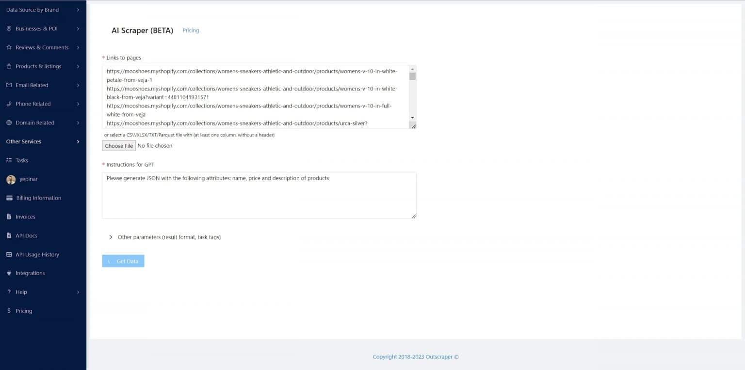 How to Use AI Data Scraper? | Outscraper | Free to Try